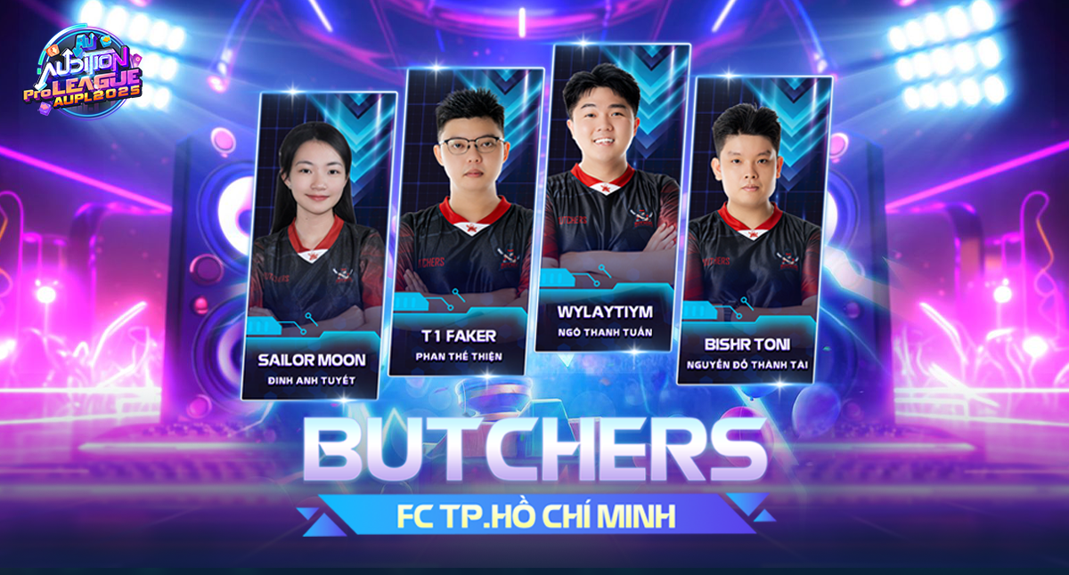 [AUPL 2025] Team chung kết BUTCHERS Tp. Hồ Chí Minh - Sự trở lại kịp thời